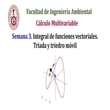 Semana 3. integral de una función vectorial | PPT