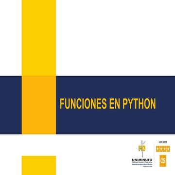 Semana 3 Fundamentos de Python(Funciones y Métodos) | PDF