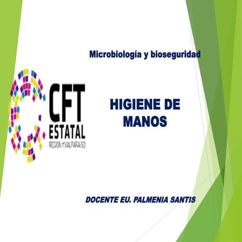 Lavado y sanitización e higiene de manos Eufar | PPTX