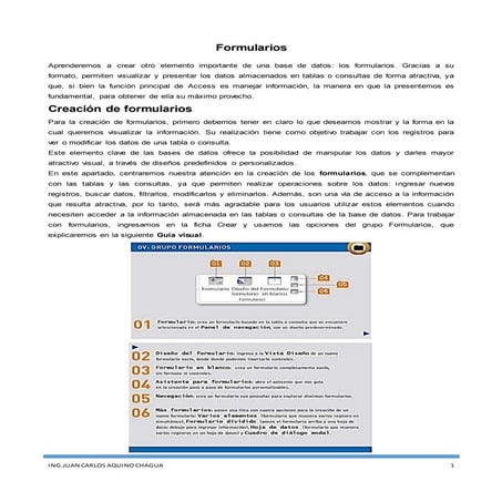 Microsoft Access (Insertar imágenes en tablas y crear un formulario en ...