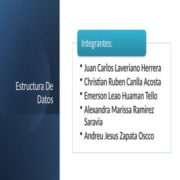 Estructura de datos - Tecnologias de la Informacion y Comunicacion.pptx