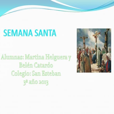 Semana santa | PPTX