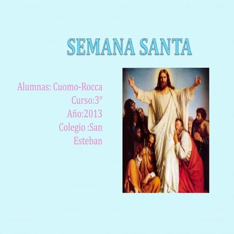 Semana santa.pptxyhyhy | PPTX