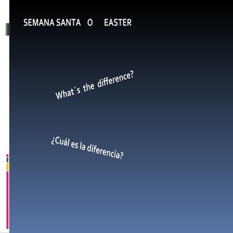 Semana Santa or Easter? | PPT | National & Civic Holidays | Holidays