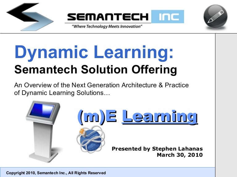 Dynamic Learning