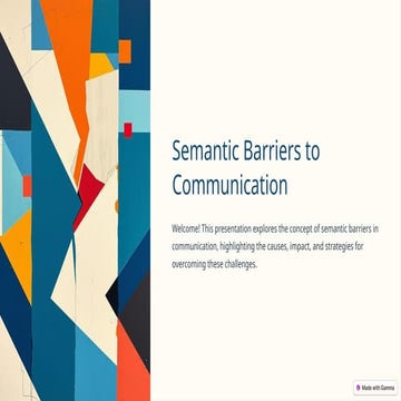 Semantic-Barriers-to-CommunicationAAAAAAA | PPTX