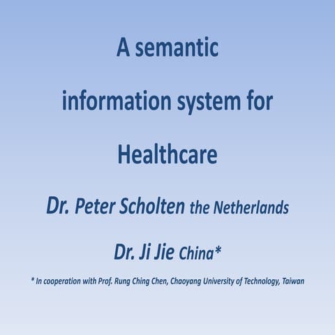 Semantic healthcare | PPT