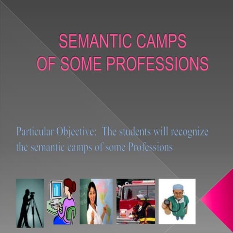 Semantic camps sol | PPT