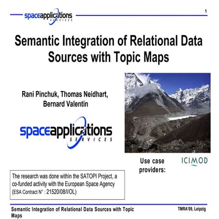 Semantic Integration Of Relational Data Sources With Topic Maps Ppt