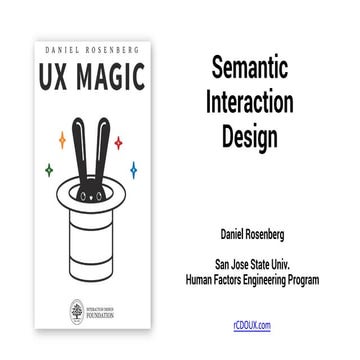 Semantic interaction design guest talk v6 | PDF