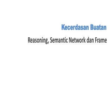 Semantic Network dan Frame - Sistem dan Jaringan.pdf