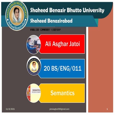 Semantic presentation | PPT