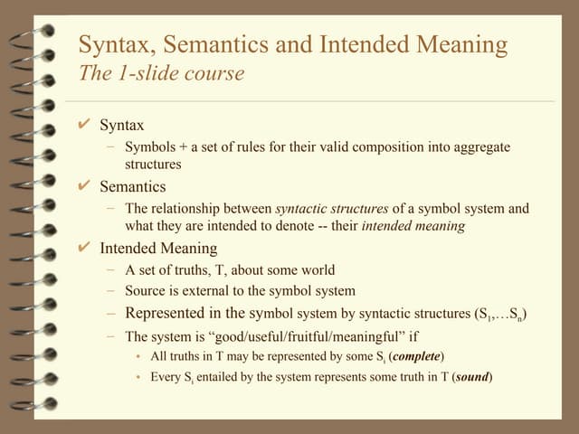 Syntax And Semantics Of Propositional Logic Ppt 6893