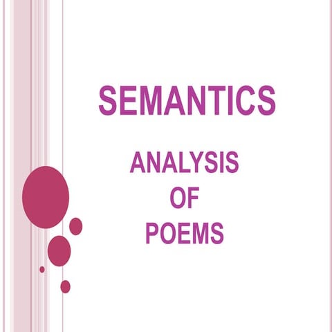 Analyzing poem: sonnet 18 & rejection | PPTX