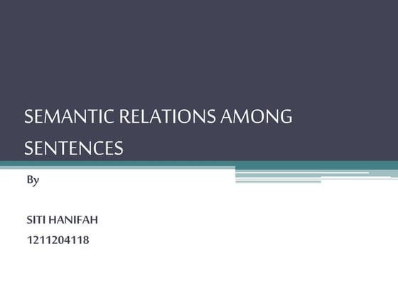 Presupposition And Entailment | PPTX | Science