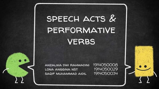 Constatives & performatives | PPT