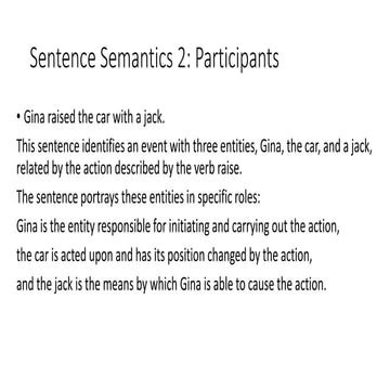 Semantics Lecture 5 Ppt