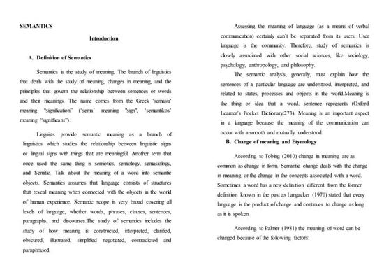 Reference, Sense, and Referring Expression in Semantics | PPT