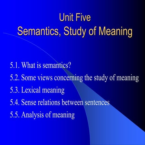 semantics slides.ppt | Science