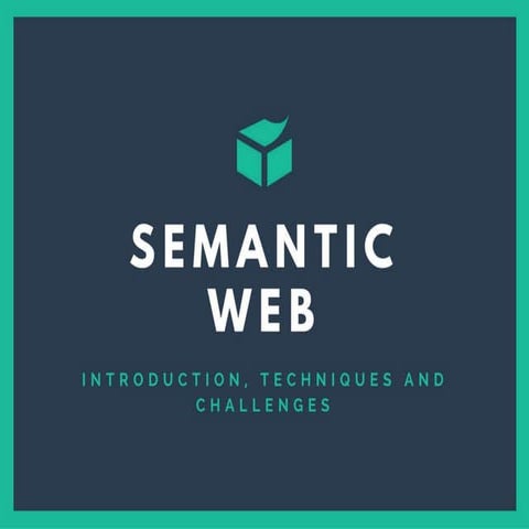 Semantic web | PPTX