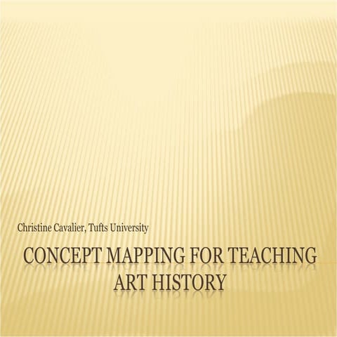 Concept Mapping for Teaching Art History | PPT