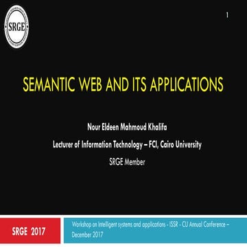 Semantic web and its applications | PPT