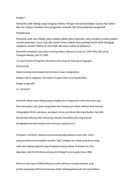 Assignment bm - semantik | DOC