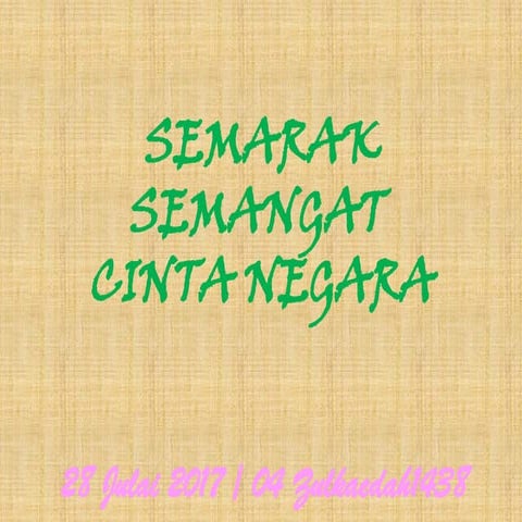 SEMARAK_SEMANGAT_CINTA_NEGARA tercinta.pptx