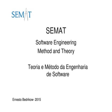 Semat Engineering Method and Theory | PPT