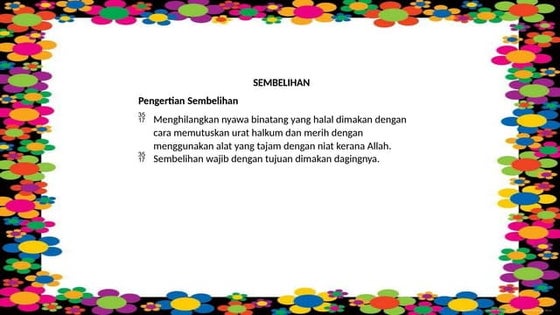 sembelihan | PPT
