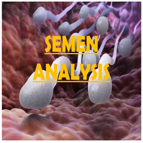 WHO 6TH EDITION UPDATE FOR SEMEN ANALYSIS | PPTX
