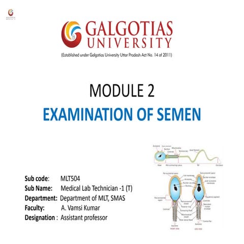 WHO 6TH EDITION UPDATE FOR SEMEN ANALYSIS | PPTX