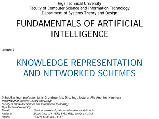 The organization of knowledge in mind - Chapter8, Cognitive Psychology ...