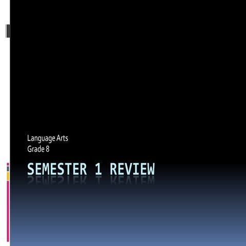 Semester 1 Review 2010 | PPT