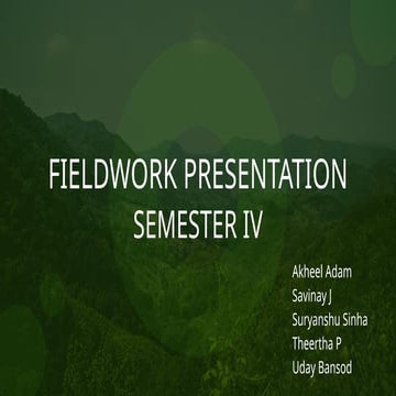 SEMESTER IVTH FIELD STUDY PRESENTATION.pptx
