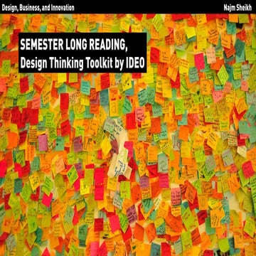 Design Thinking by IDEO | PDF