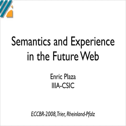 Semantics and Experience in the Future Web | PDF | Web Design and HTML | Internet