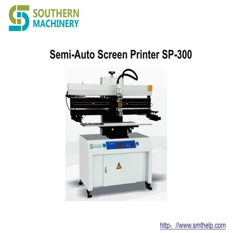 Semi auto screen printer sp-300 | PDF
