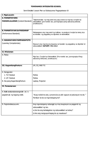 Modyul 14 isyung sekswalidad | PPTX