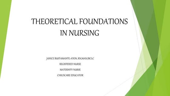 The Behavioral System Model - Dorothy.E.Johnson | PPTX