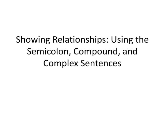 Correcting A Run On Sentence