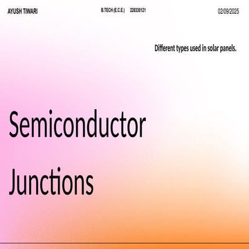 Semiconductor Junctions Final presentation.pptx