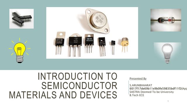Presentation on semiconductor | PPT