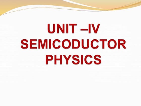 Fermi Level In Extrinsic Semiconductor Pptx Chemistry Science