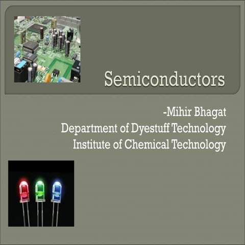 Semiconductors | PPT