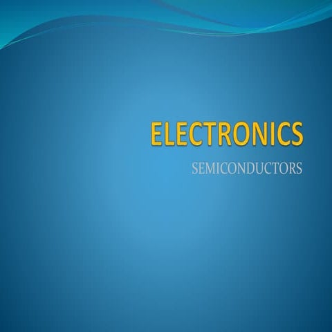 Semiconductors | PPT