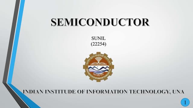 Semiconductors | PPT