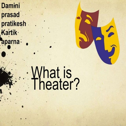 evolution of theatre architecture | PPTX