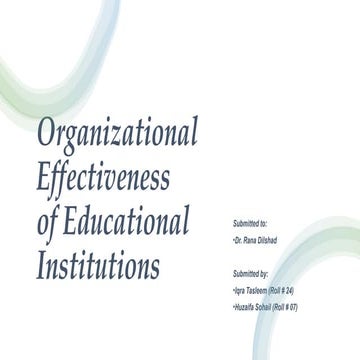 Organizational Effectiveness of Educational Institutions 3[1].pptx