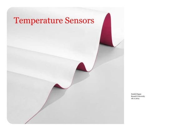 Types and functions of temperature sensors | PDF